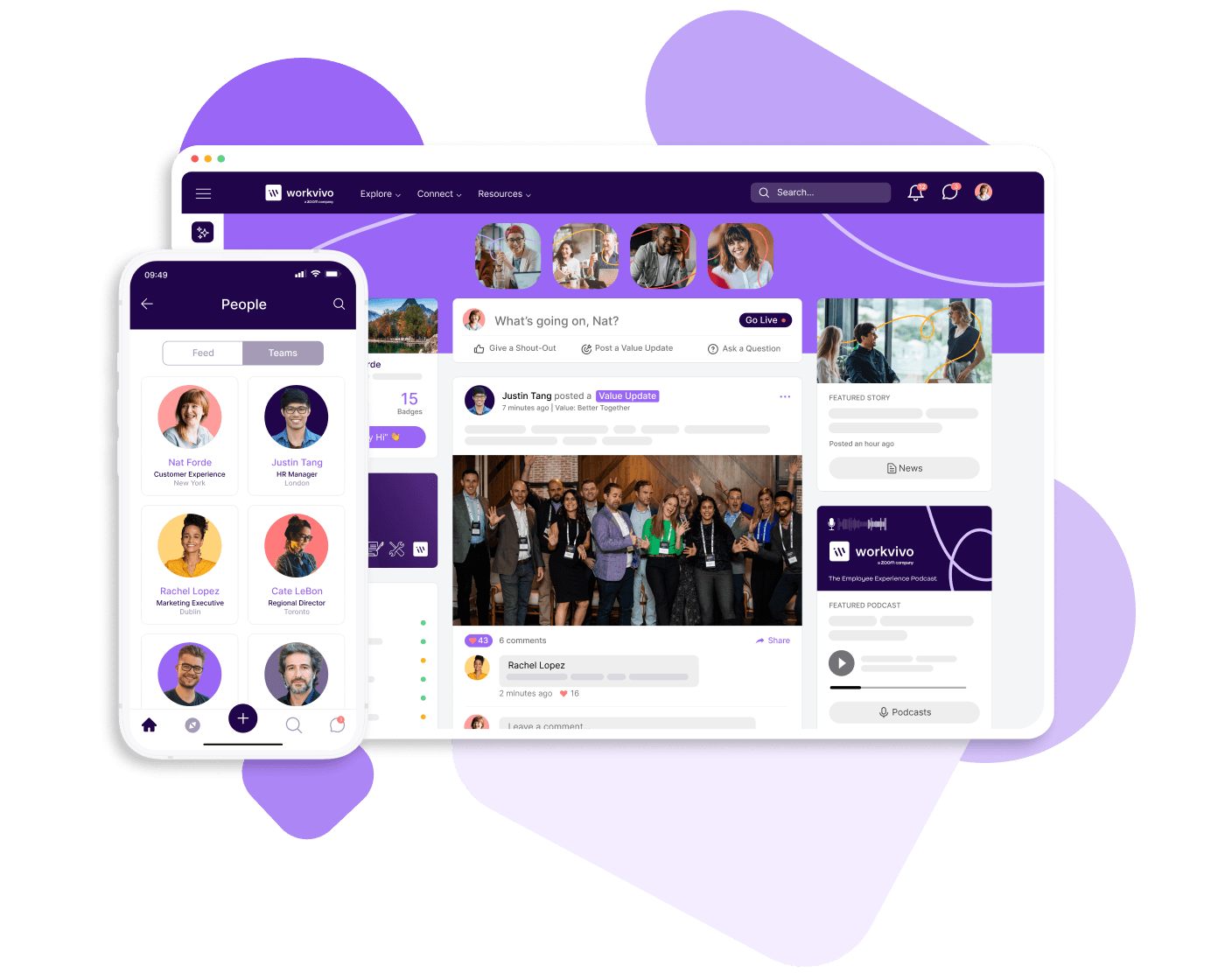 The Leading Employee Communication App | Workvivo