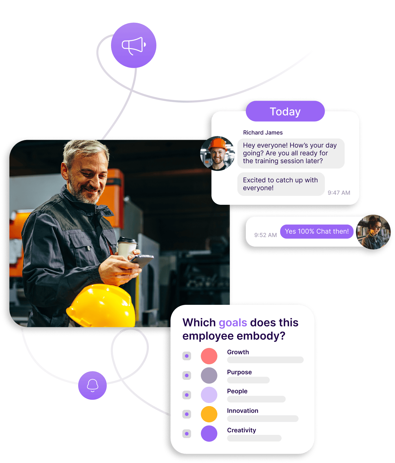 Employee Engagement App for the Manufacturing Industry